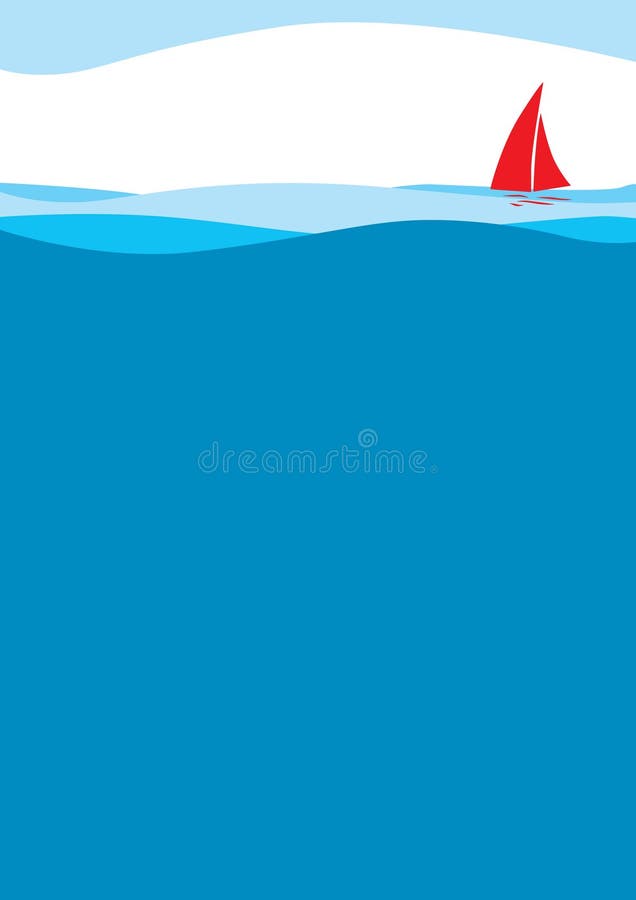 Sea blue template stock vector. Illustration of template - 21935232