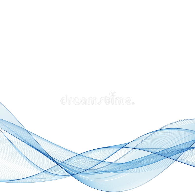 Sea Blue Wave. Abstract Vector Wave. Eps 10 Stock Vector - Illustration ...