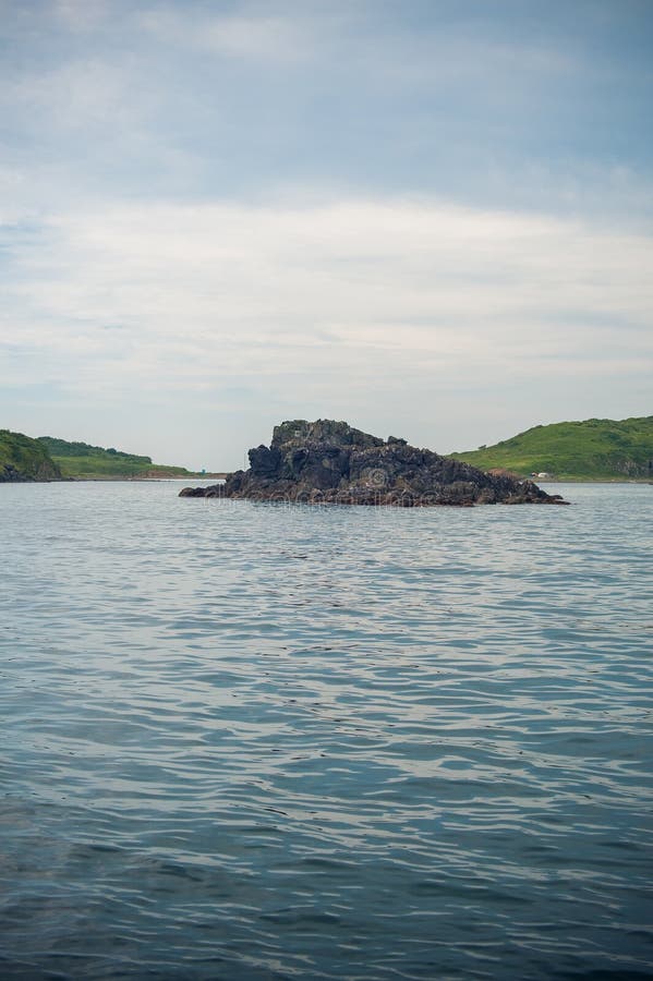 Sea, boat, island stock photo. Image of sail, aerial - 75117244