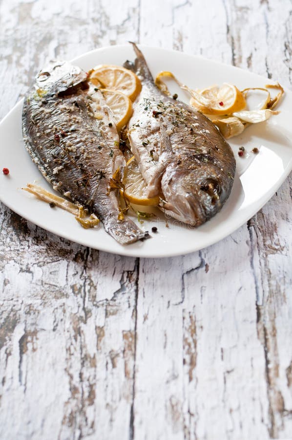 Sea bream stock image. Image of mediterranean, dinner - 39221073