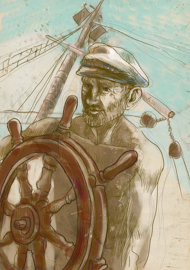 Sea Captain Stock Illustrations – 17,254 Sea Captain Stock ...