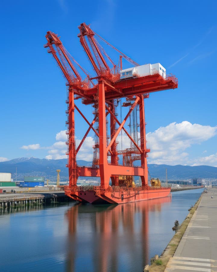 Loading Containers on a Cargo Ship Stock Photo - Image of export ...