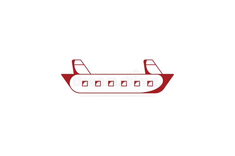 Sea Cargo Ship Logo Design Icon. Sea Transportation Object Icon Concept ...