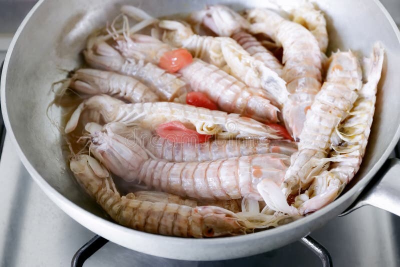 Sea cicadas pasta stock photo. Image of ingredient, closeup - 105268684