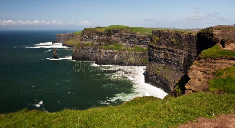 Sea cliffs stock image. Image of outside, moher, beautiful - 12371167