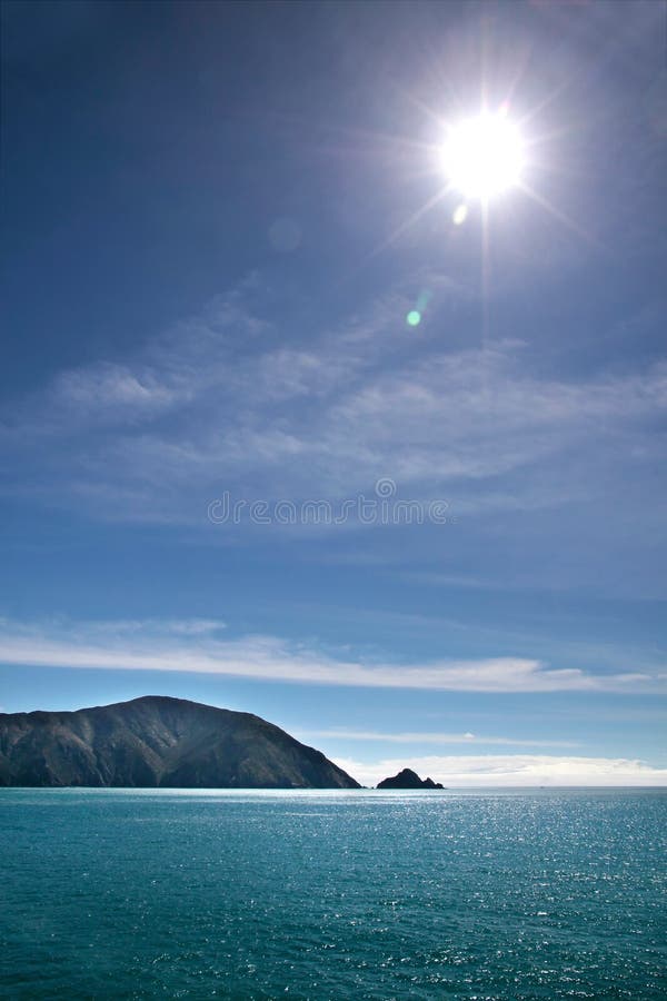 Sea coast with blue sky stock image. Image of pacific - 22314815