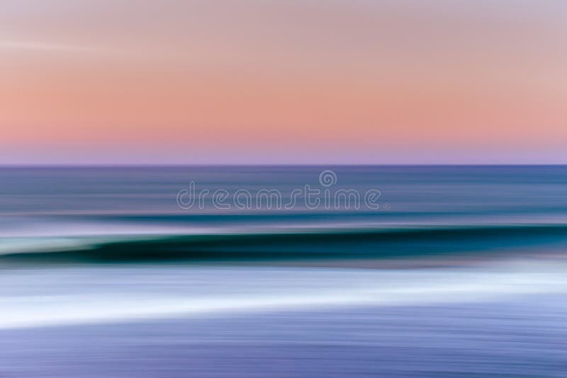 Sea during a Colorful Sunset with a Motion Effect - a Cool Picture for ...