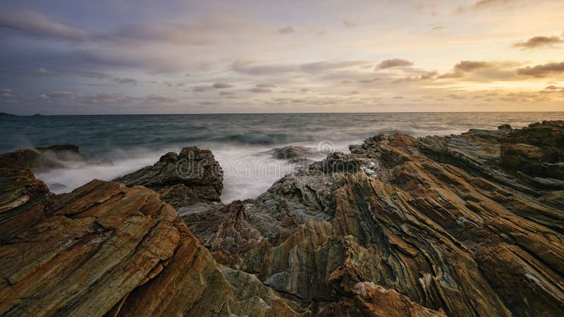 Sea stock image. Image of boulder, destination, picturesque - 76523721