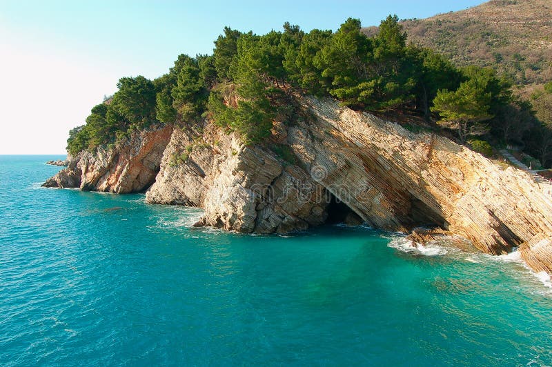 Sea colors stock photo. Image of coast, blue, adriatic - 13301560