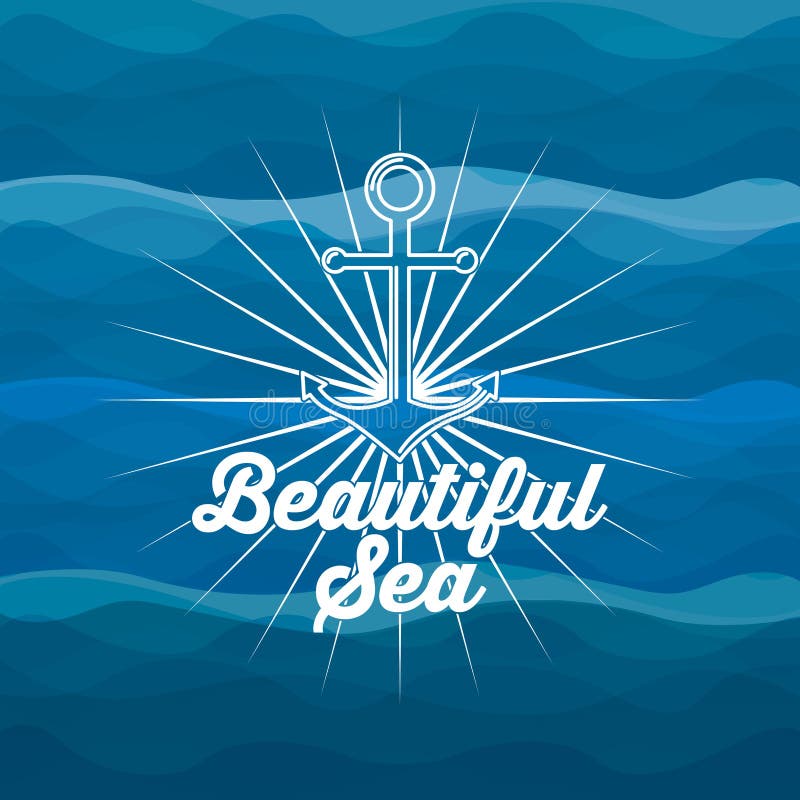 Sea concept design stock vector. Illustration of template - 66478315
