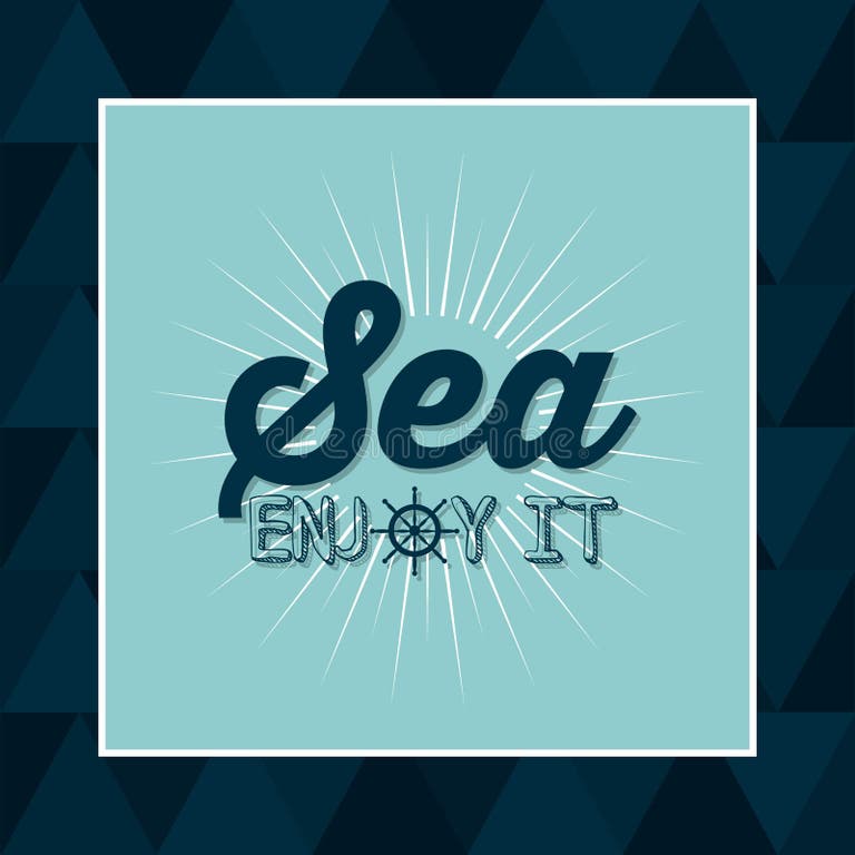 Sea concept design stock vector. Illustration of backdrop - 66478855