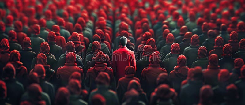 A Sea of Conformity Met by One Defiant Leader Stark Against the ...