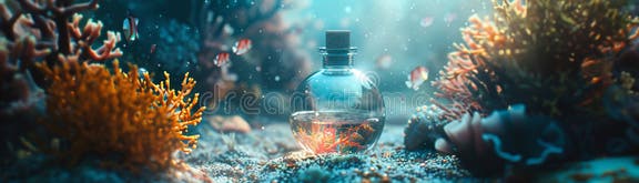 Sea Creature Emerging from a Potion, Selective Focus, Theme of ...