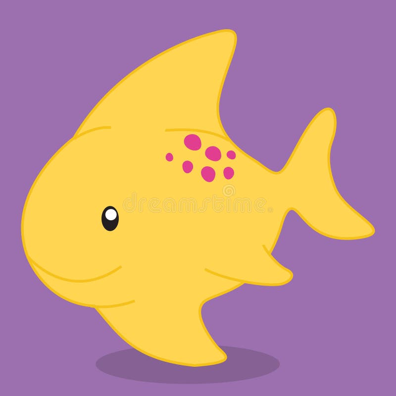 Sea Creatures Angelfish Yellow 09 Stock Vector - Illustration of yellow ...