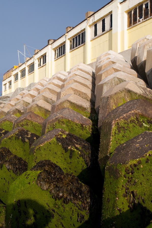 Sea Defence Wall Protection Stock Photo - Image of defence, clacton ...