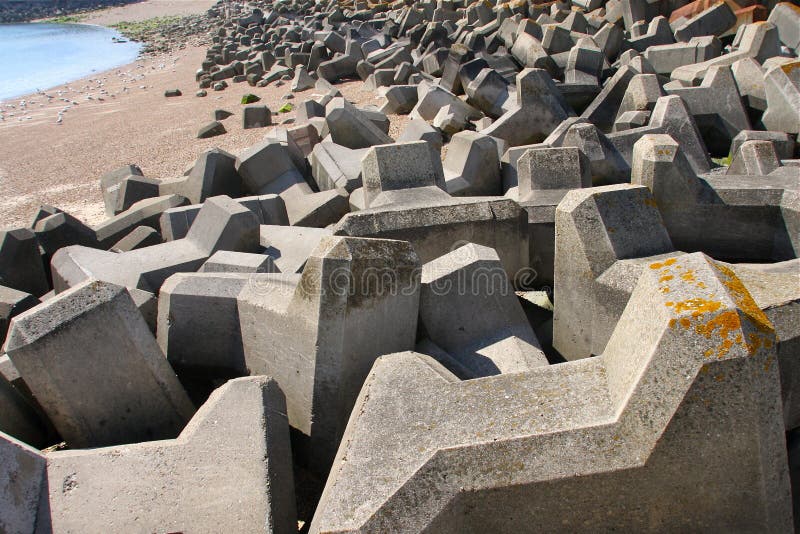 Sea defenses brighton stock image. Image of architecture - 14912103