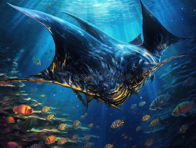 Sea devil stock illustration. Illustration of majestic - 294990537