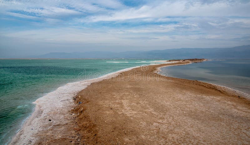 The Sea is Divided by a Path in the Middle, Stretching into the ...