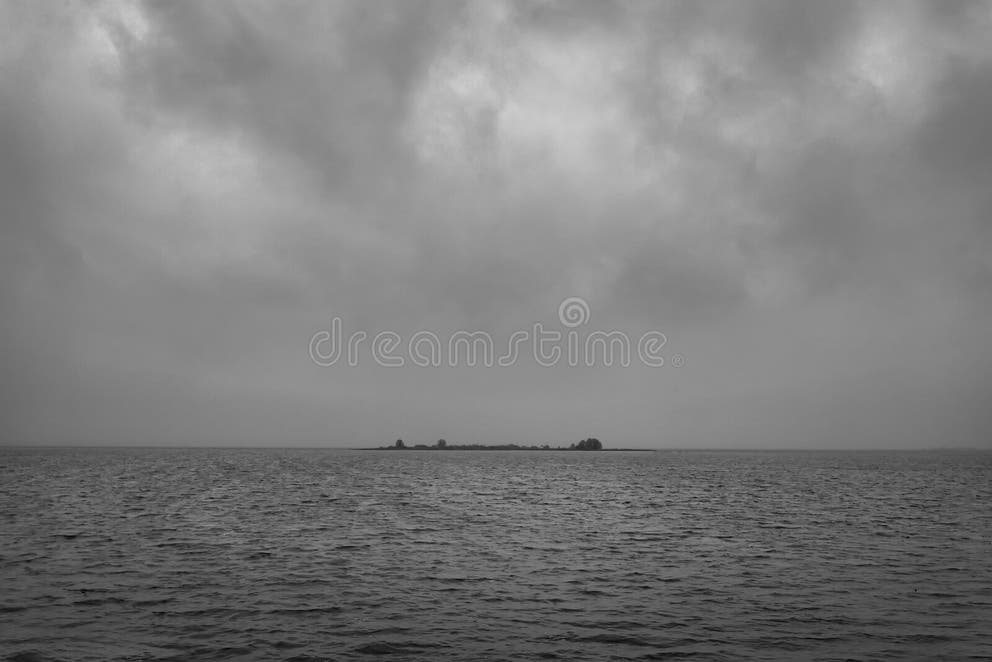Sea. Empty island stock photo. Image of wilderness, epression - 122837614