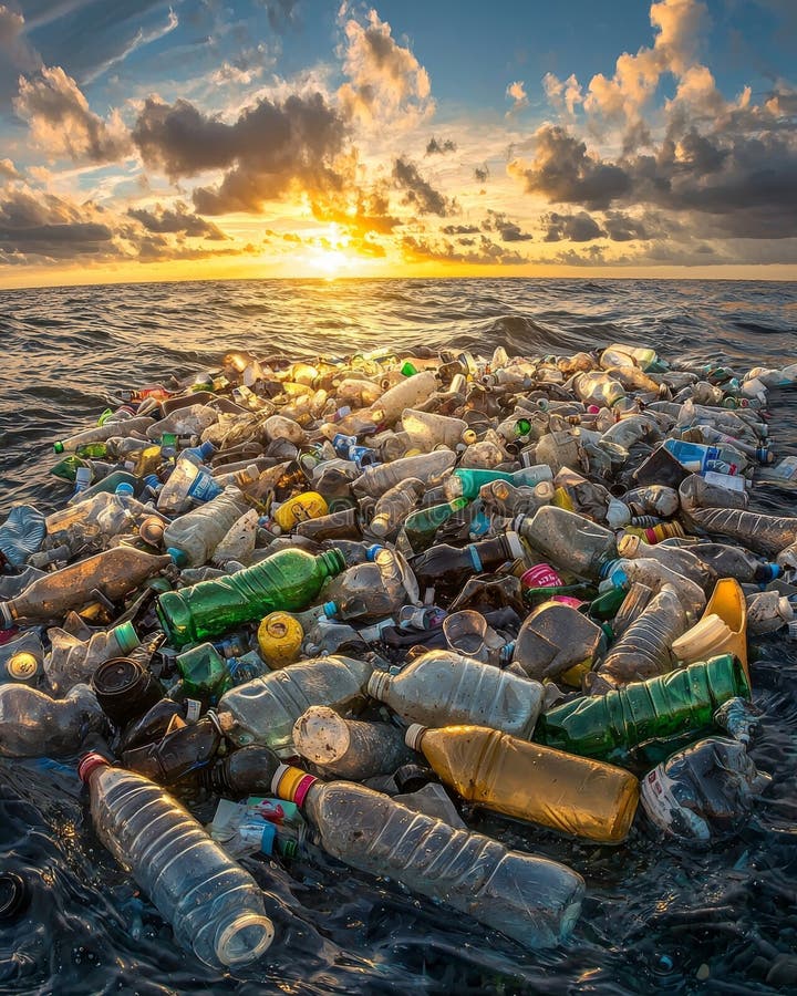 A Sea Filled with Plastic Waste, Garbage Heaps, and Human Refuse ...