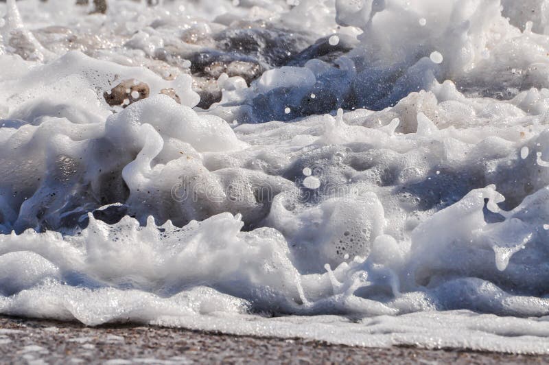 Sea foam stock image. Image of light, sunny, foam, abstract - 97878337