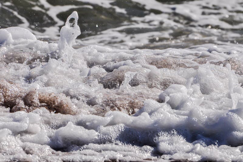 Sea foam stock image. Image of water, details, drops - 97878869