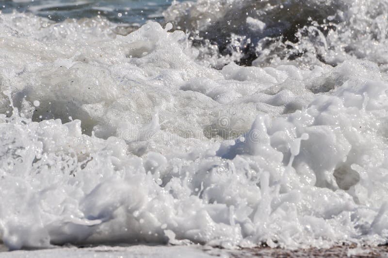 Sea foam stock image. Image of abstract, water, waves - 97879051