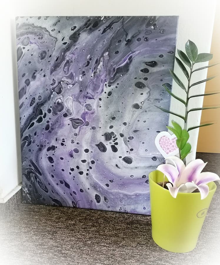 Sea foam in the purple bay editorial stock image. Image of textile ...