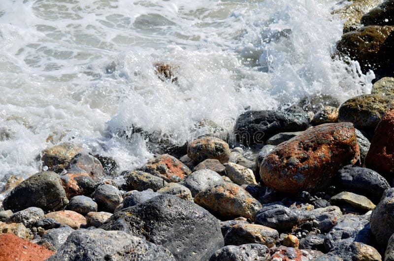 Sea foam stock image. Image of mediterranean, beach, summer - 54621079