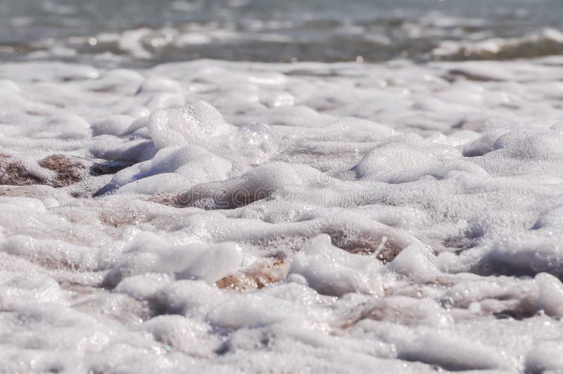 Sea foam. Splashed water stock image. Image of waves - 97879129