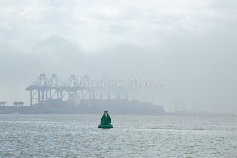 Sea Fog stock image. Image of transport, dock, transportation - 25590253