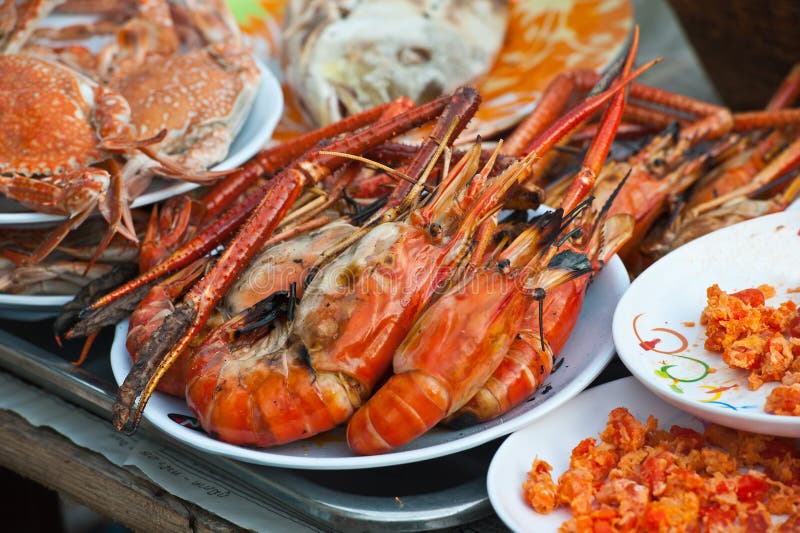 Sea food stock photo. Image of lunch, meal, meat, grill - 22422336