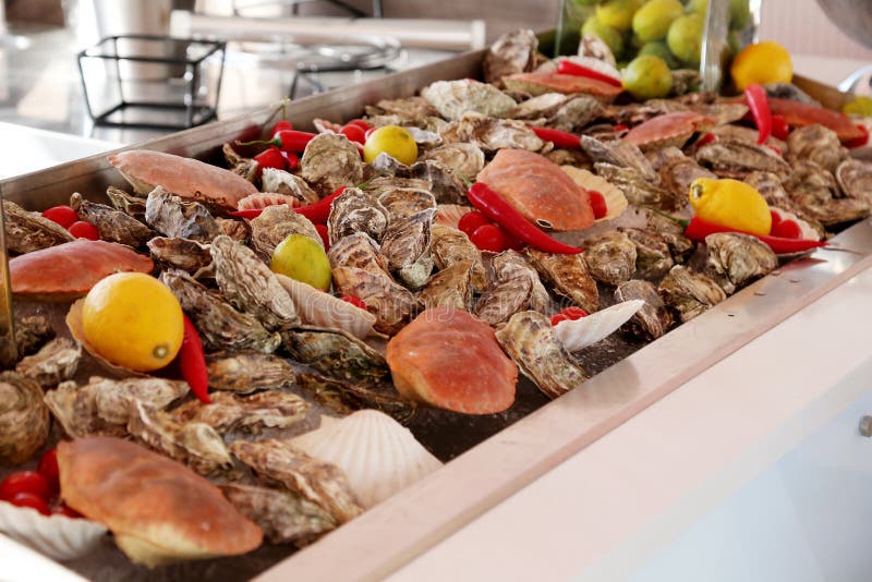 Sea food stock photo. Image of fresh, festivity, lemon - 60484190