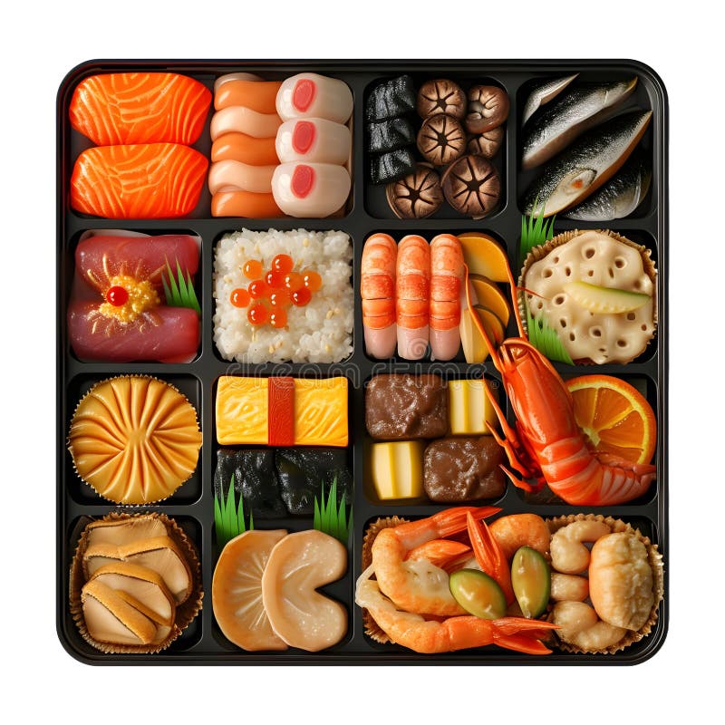 Sea Food Sashimi on Transparent Background - Ai Generated Stock ...