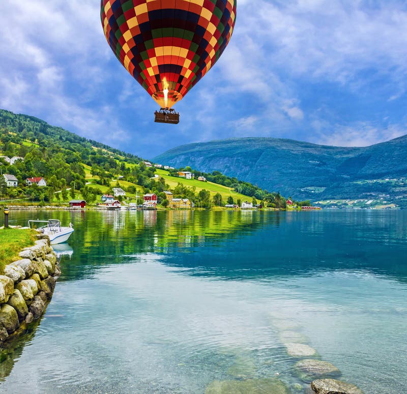 Hot Air Balloon Norway Stock Photos - Free & Royalty-Free Stock Photos ...