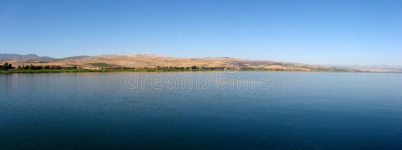 Sea of Galilee Panoramic stock photo. Image of landscape - 73817078