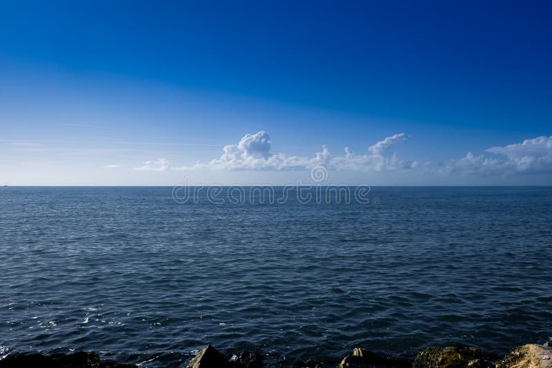 The Sea is Getting Restless, the Storm is Getting Closer Stock Photo ...
