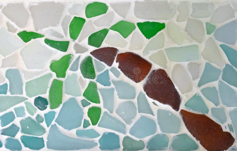 Sea Glass Pattern Ocean Glass Mosaic Background Which Is Colourful Yet A Lifestyle Stock Image