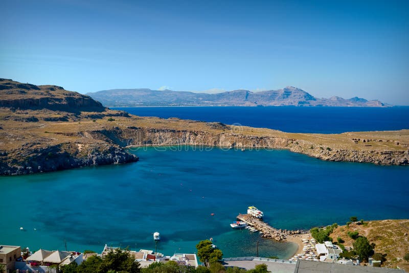 Sea in Greece stock photo. Image of fish, mediterranean - 7602370