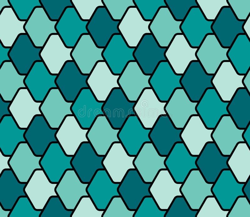 Scales seamless pattern stock vector. Illustration of lace - 115813699