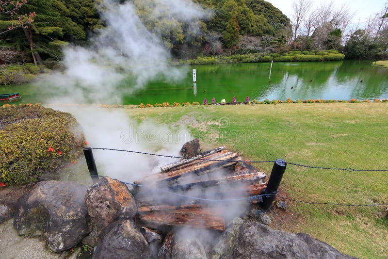 Sea Hell stock image. Image of boiling, heat, smoke, tree - 39414705
