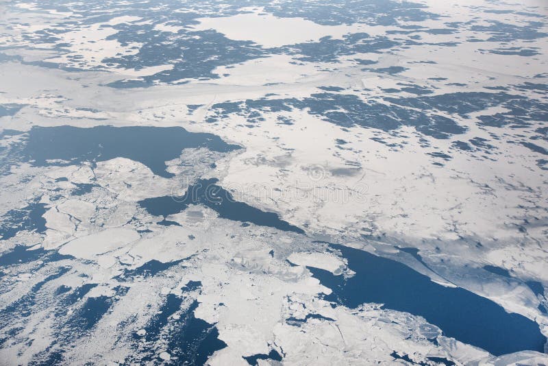Sea with ice from above stock image. Image of floe, snow - 21815343