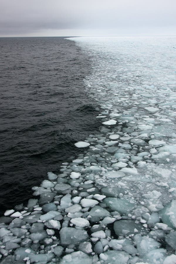 Sea-ice edge stock photo. Image of expedition, nature - 12796160