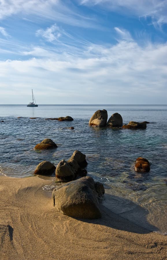 Sea idyll. stock image. Image of paradise, nature, adventure - 24293847