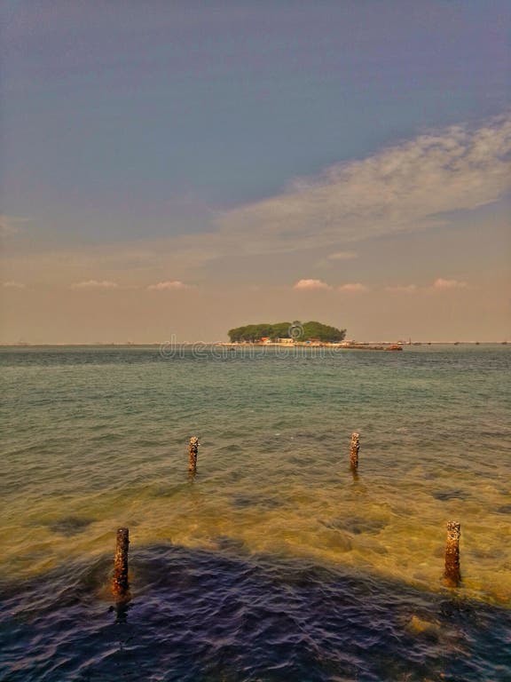 Sea Island Onrust Natural View Stock Photo - Image of island, natural ...