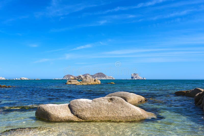Sea of Japan in the spring stock photo. Image of islands - 70888508
