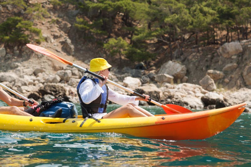 Kayak paddle stock photo. Image of kayak, lake, relax - 3524698