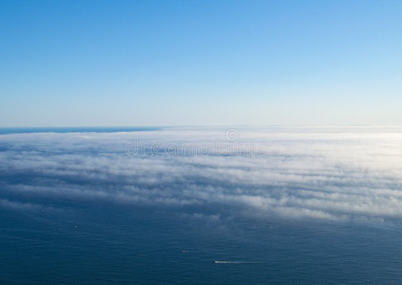 Sea Landscape from a Height Stock Image - Image of height, nature ...