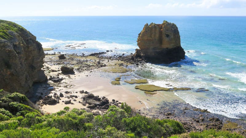 Sea landscape with rocks stock image. Image of natural - 88034047