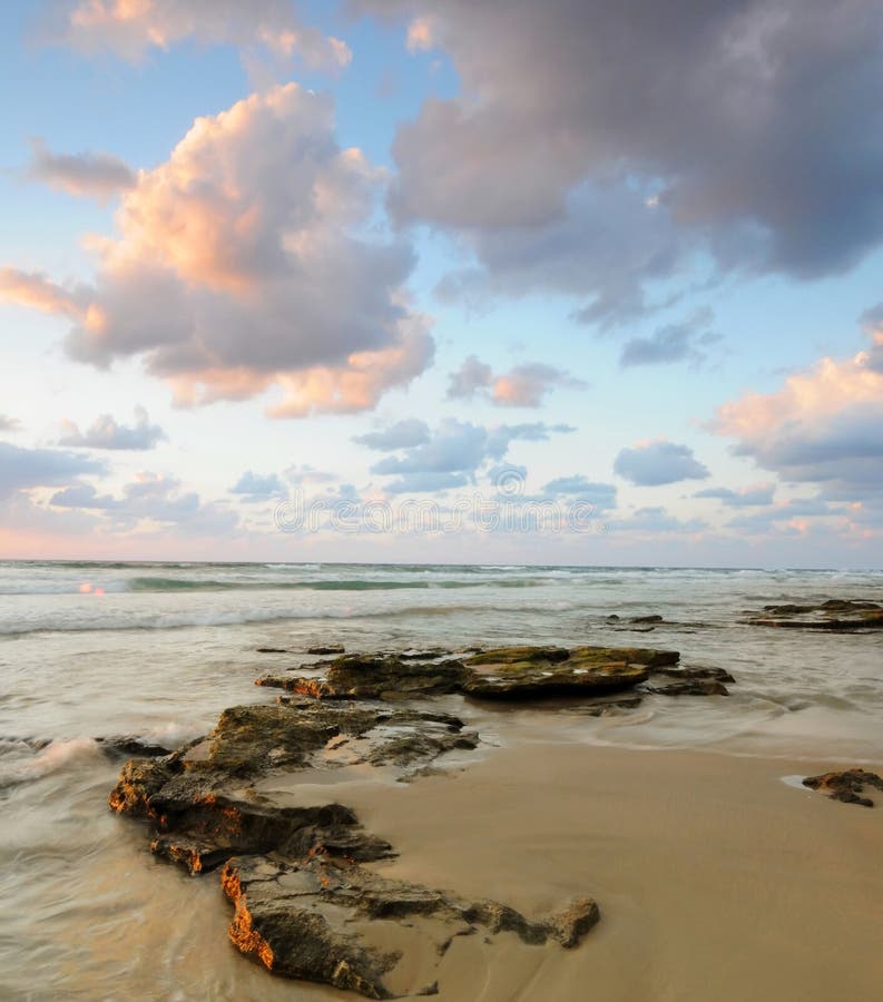 Sea landscape, sunset stock photo. Image of dawn, coast - 6592502